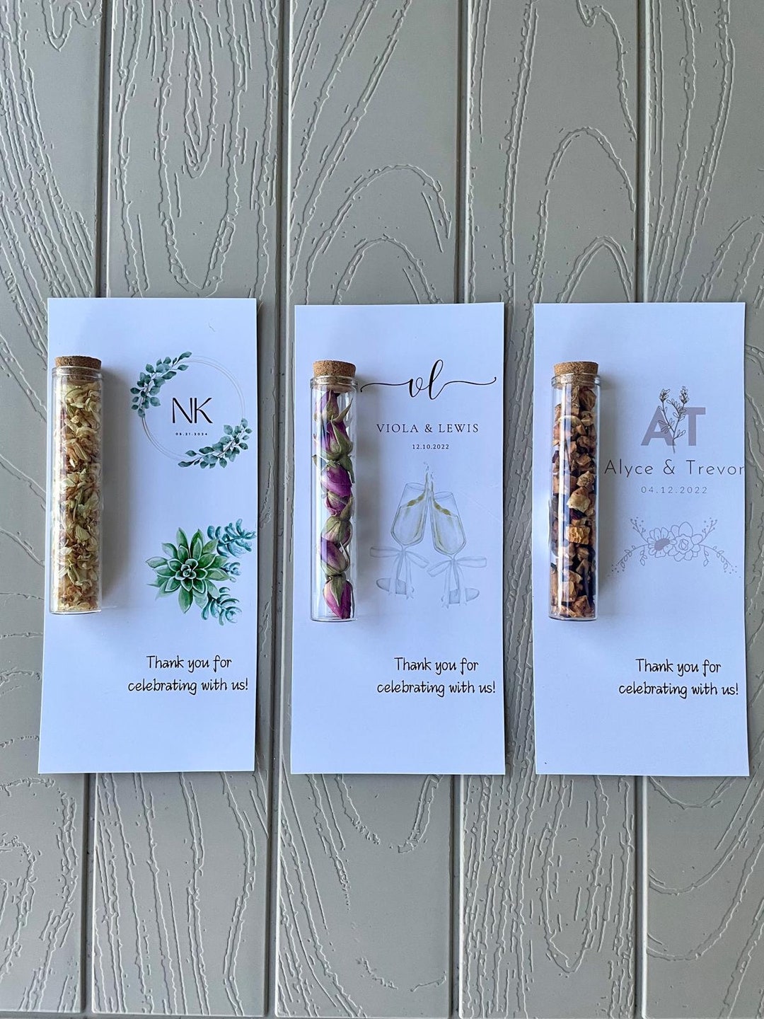 Bulk Personalized Wedding Tea Favors Guests, Rustic Wedding Favor, Wood ...