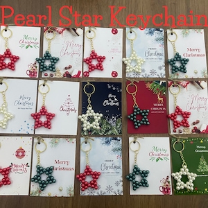 Christmas Theme Macrame Keychain, Christmas Favors for Party, Christmas ...