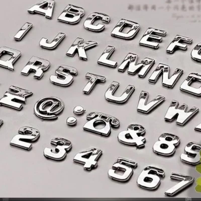 Plastic Raised Letters - Etsy