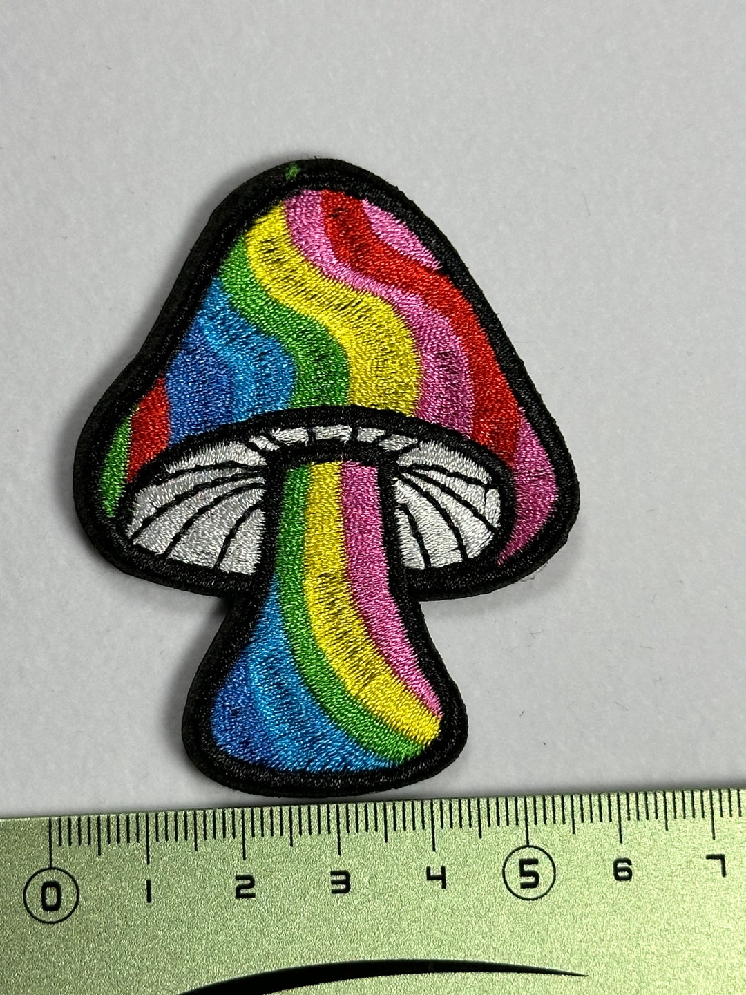Magic Mushroom Psychedelic Iron-on Embroidery Patch - Etsy