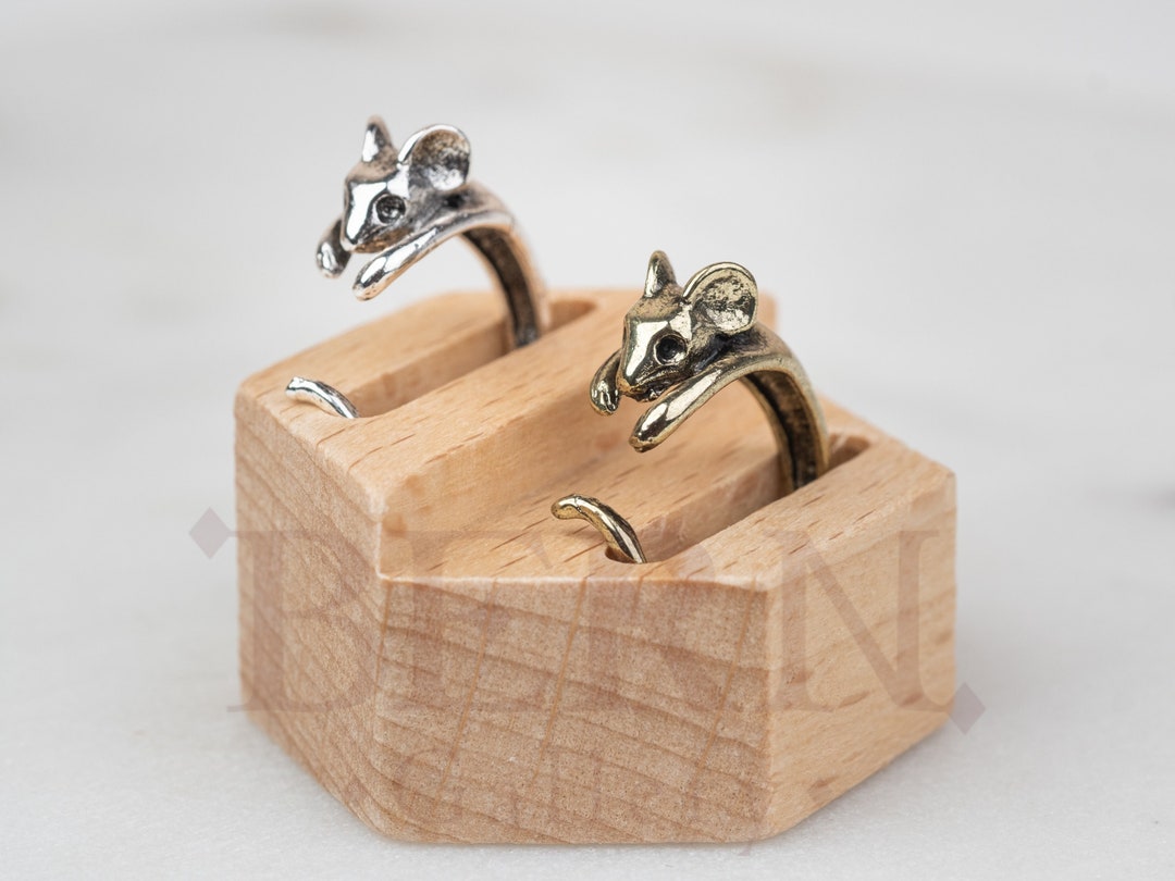Vintage Mouse Ring Vintage Minimalist Gift for Her Retro Cute ...