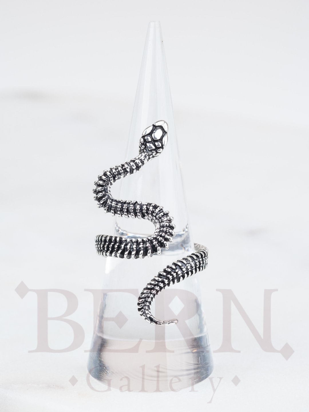 Snake Skeleton Rings • Serpent Band • Boho • Gothic • Punk • Silver ...