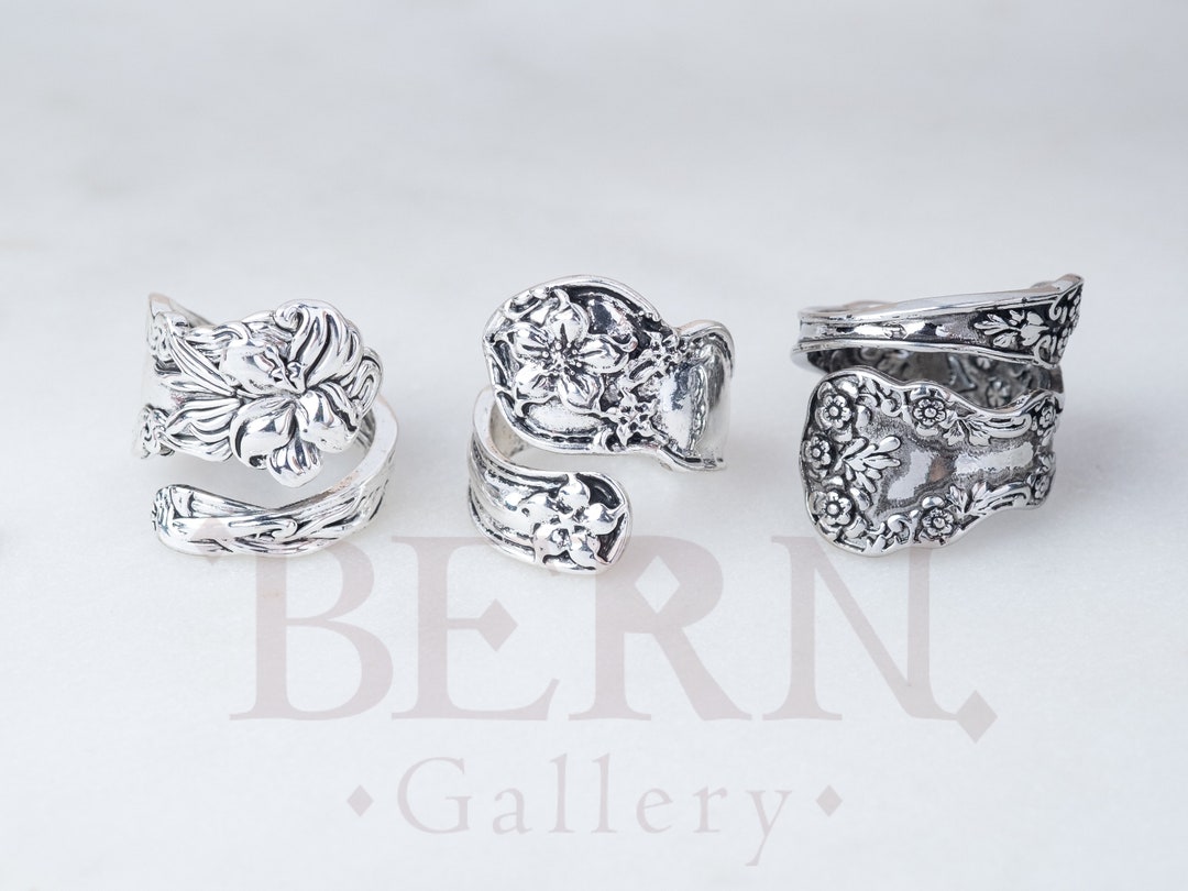 Gothic Silver Spoon Ring • Vintage • Gothic • Silver Ring • Boho ...