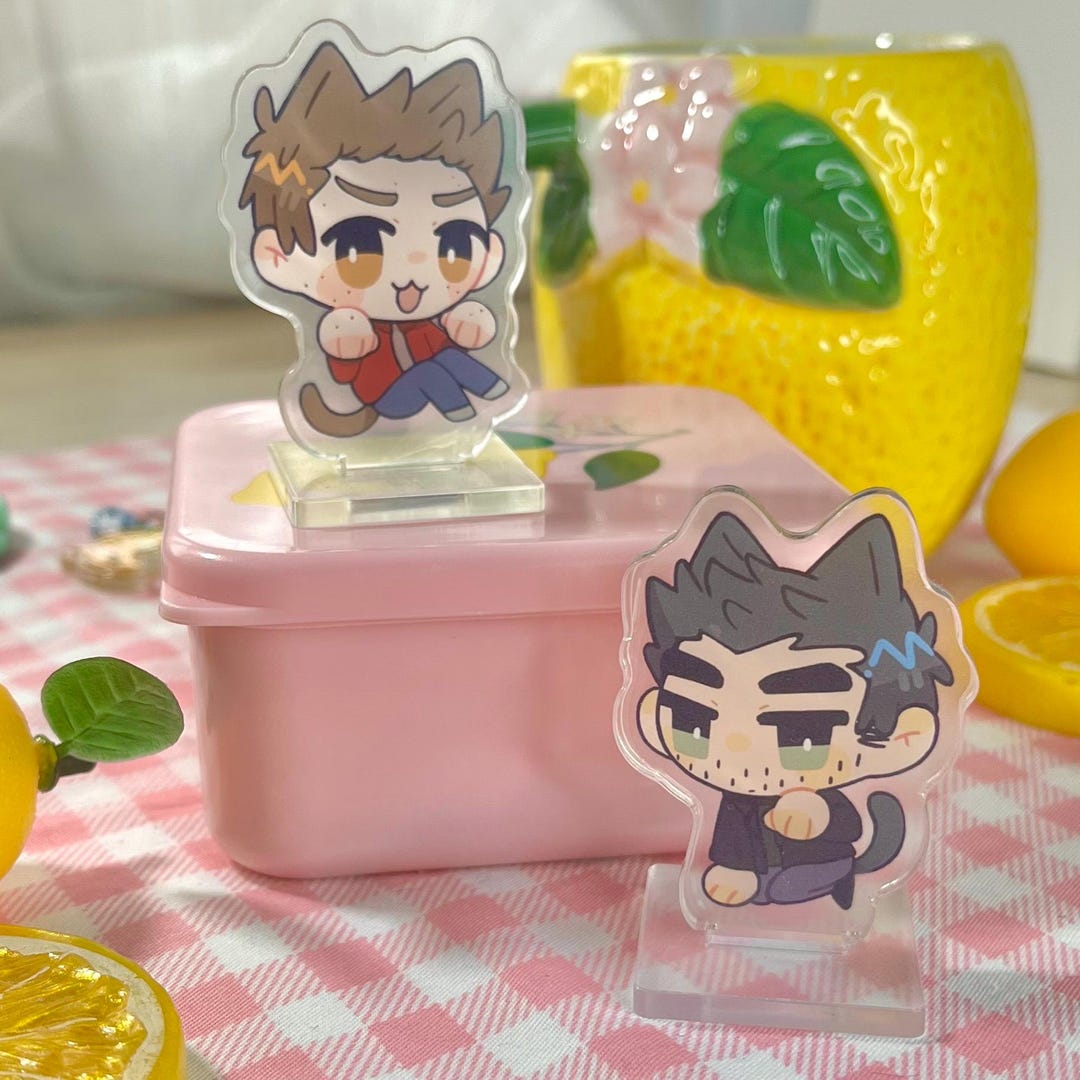 Sterek Acrylic Standee Teen Wolf Stiles Stilinski Derek Hale Desk Buddy ...