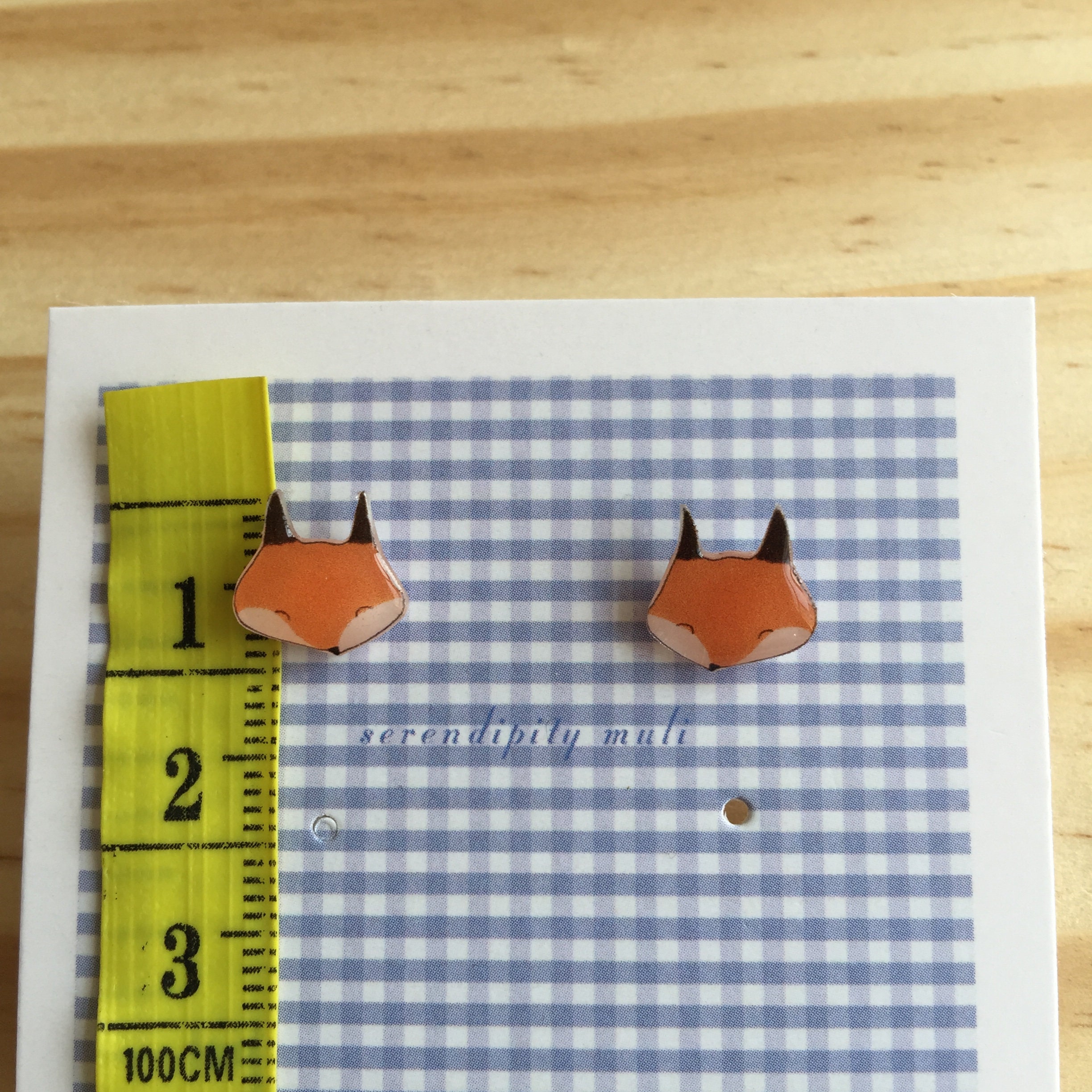 Fox Studs 925 Silver Fox Fox Ears Fox Clips Fresh Ears - Etsy UK