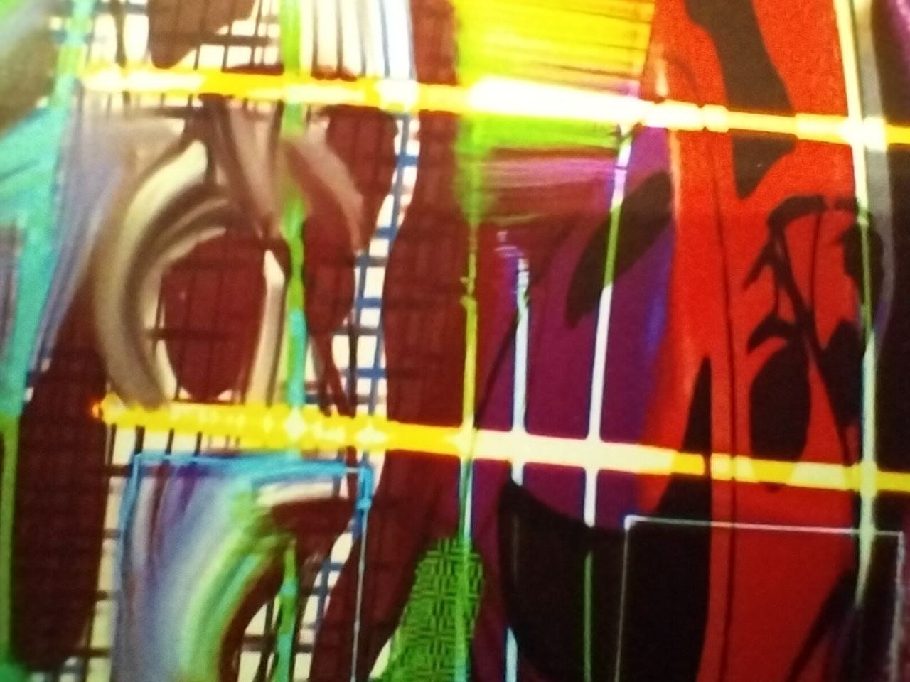 Modern Digital Postcard acid Doppelganger Unusual Picture Individual ...