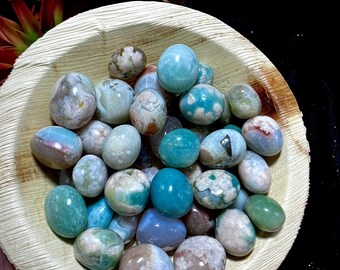 Blue Flower Agate - Etsy