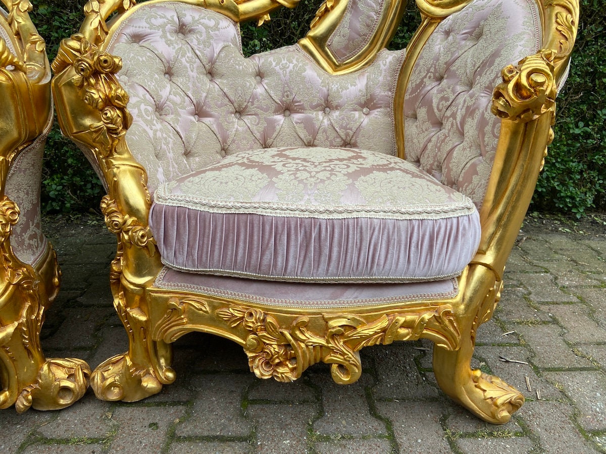Baroque/rococo Bergere Chairs /throne Chairs/easy Chairs in - Etsy UK