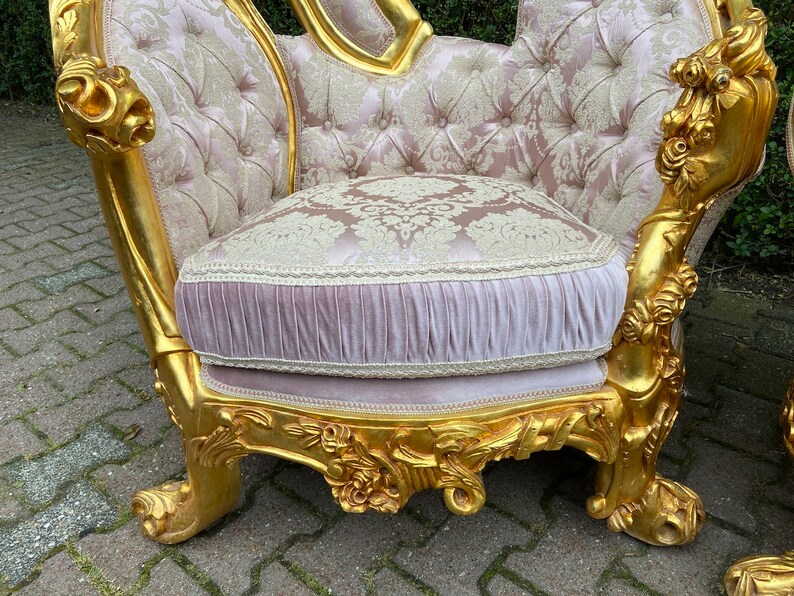 Baroque/rococo Bergere Chairs /throne Chairs/easy Chairs in - Etsy UK
