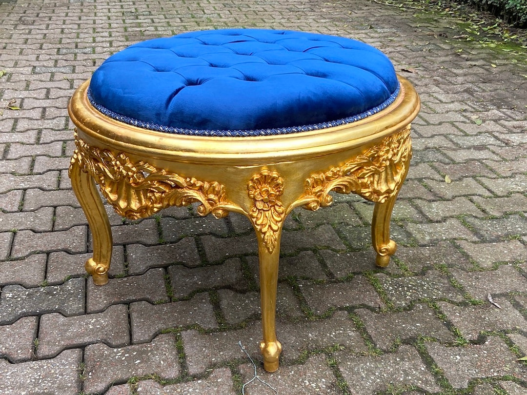 1990's Italian Baroque Rococo Bed Bench Foot Stool Ottoman - Etsy
