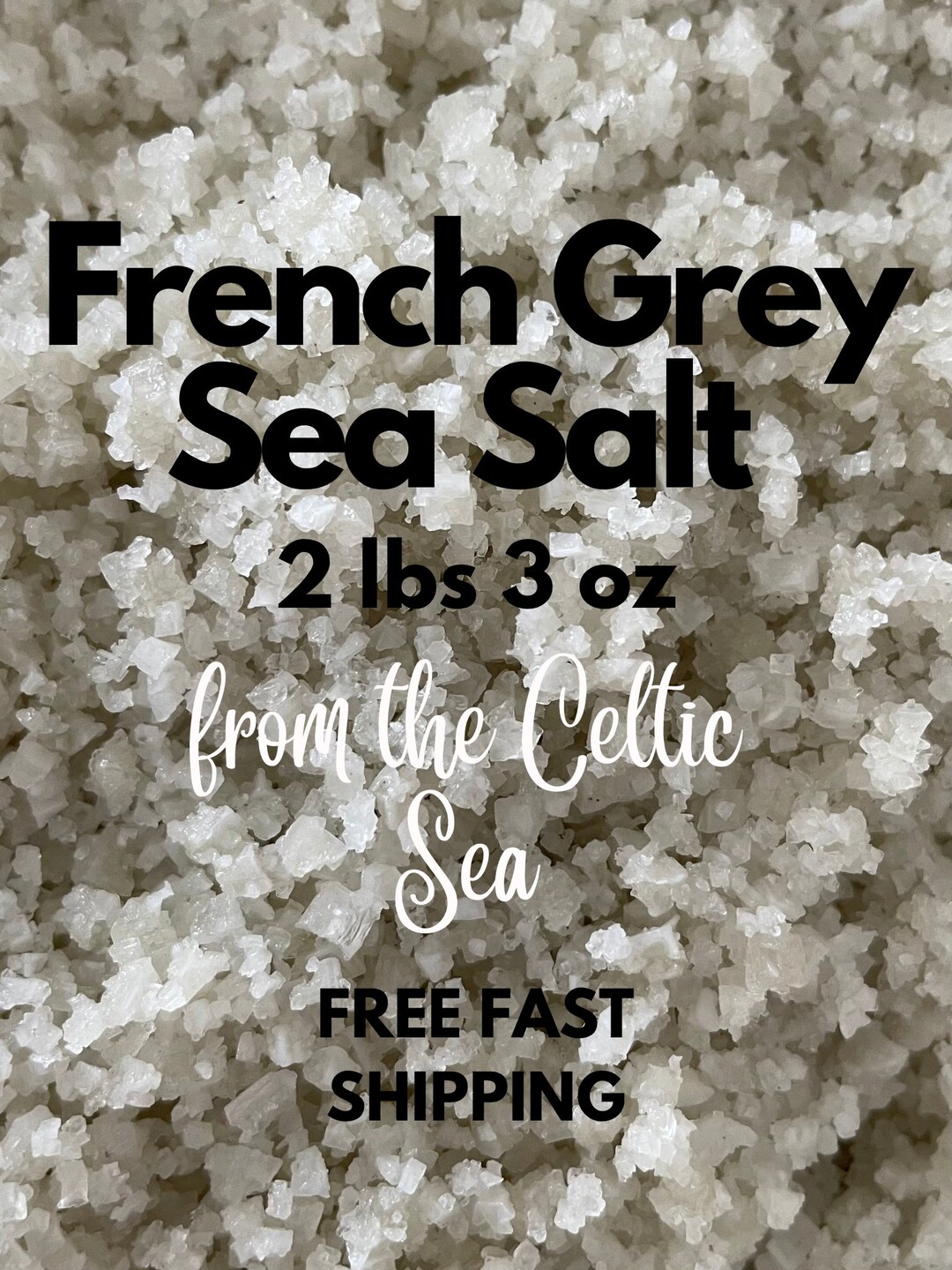 French Grey Sea Salt - 1 Kg Bag (2 Lbs 3 Oz) - Etsy