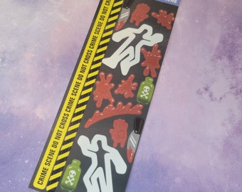 Crime Scene Sticker - Etsy