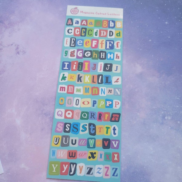 Magazine Letters - Etsy
