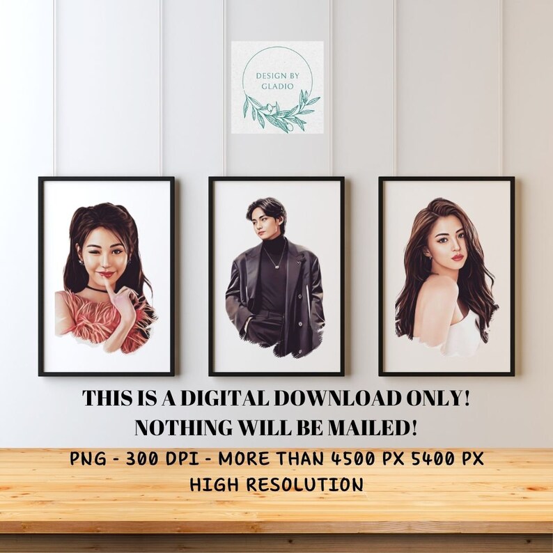 Instant Download K-pop Idol Graphic, High-resolution Digital Fan Art ...