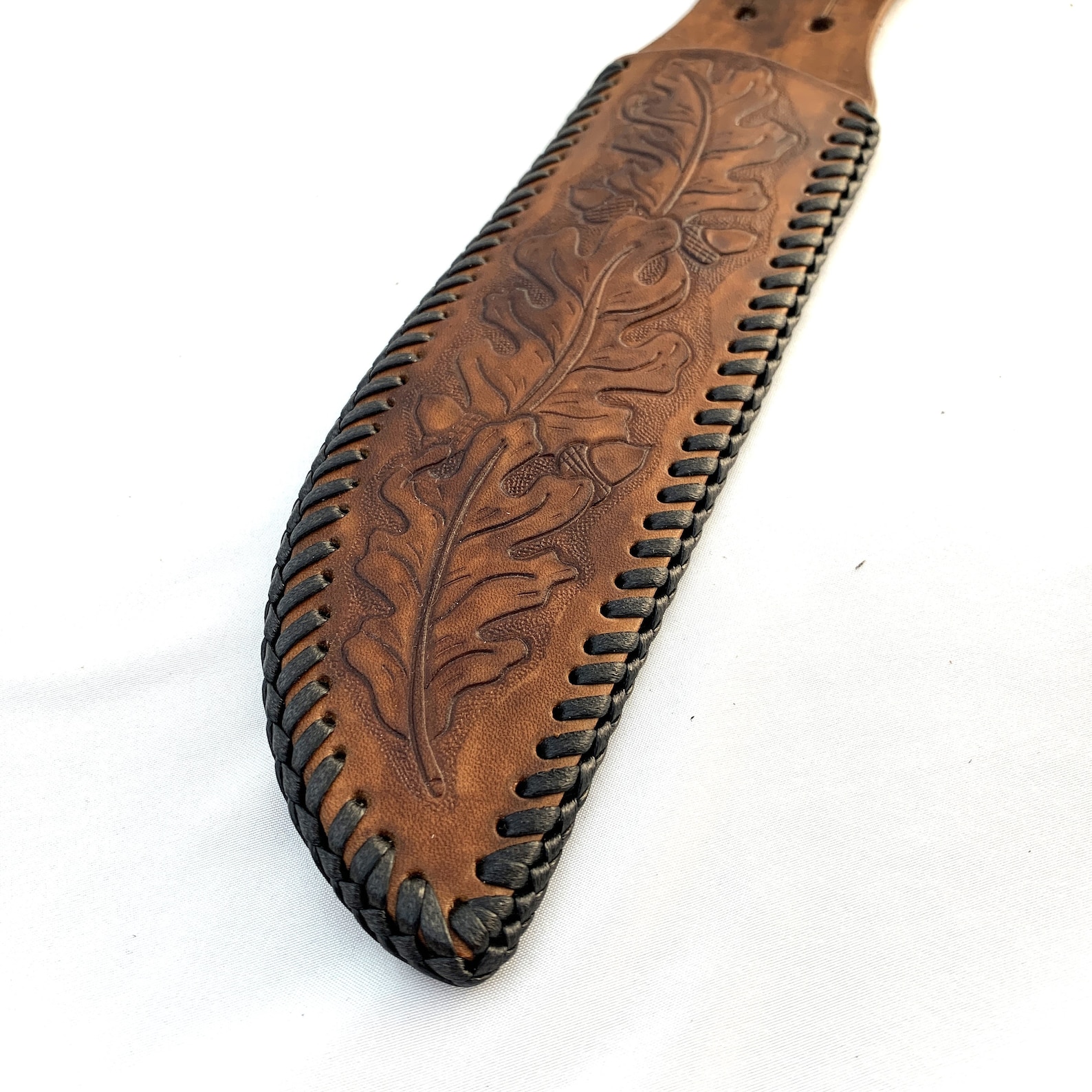 Leather Knife Sheath for 7" Blade; Tooled Sheath Handmade in Canada - Etsy