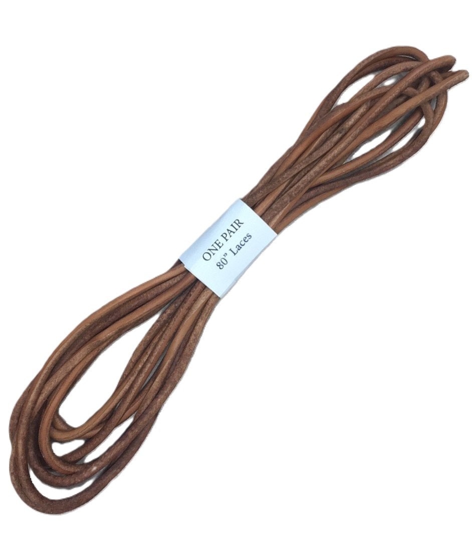Leather Round Laces for Boots or Shoes; Handmade in Canada Laces for ...