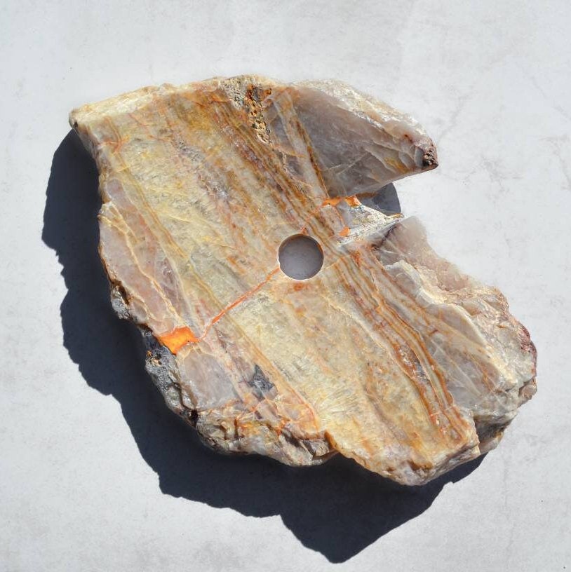 Kintsugi Art Amethyst Unique Soap Dish With Drain for Bathroom - Etsy