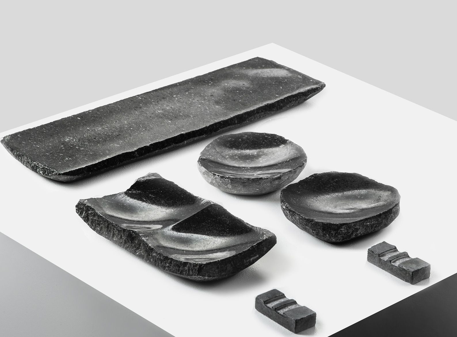 Small Black Stone Sushi Set, Sushi Serving Set, Sushi Party, Japanese ...