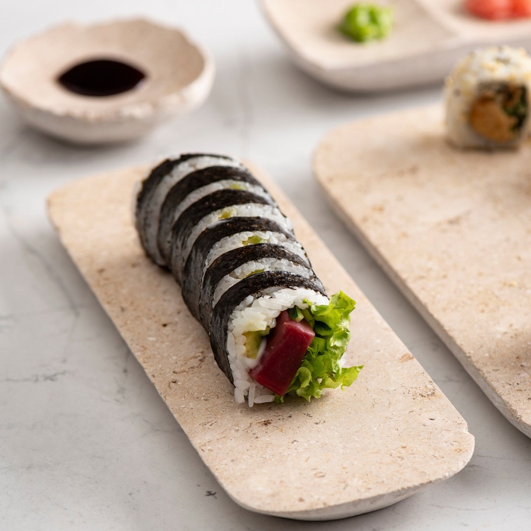 Sushi Set, Sushi Set Beige, Sushi Serving Set, Sushi Party, Japanese ...