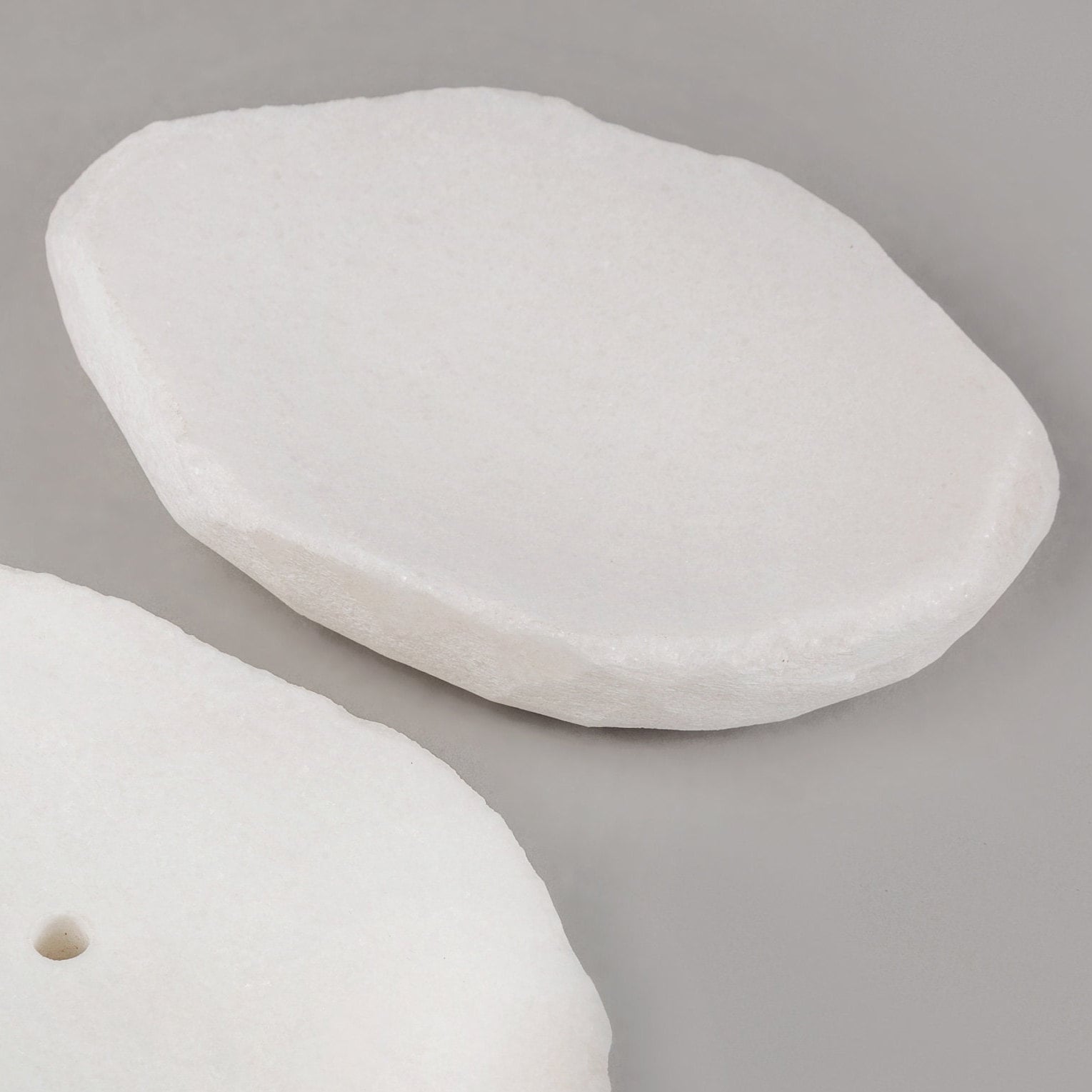 White Marble Minimalist Oval Soap Dish Modern Handcrafted - Etsy
