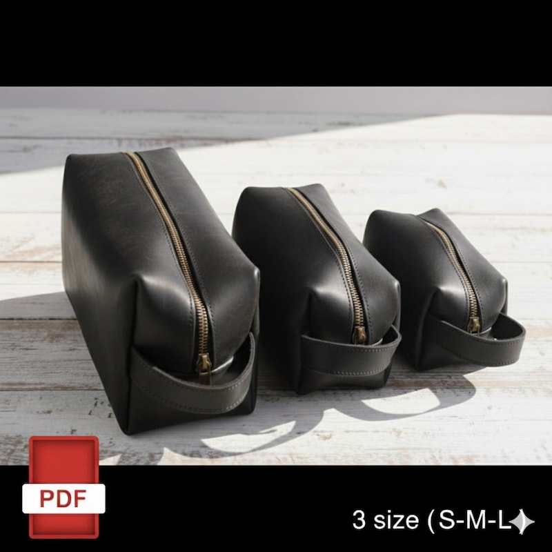 Leather Mens Bag Template - Etsy