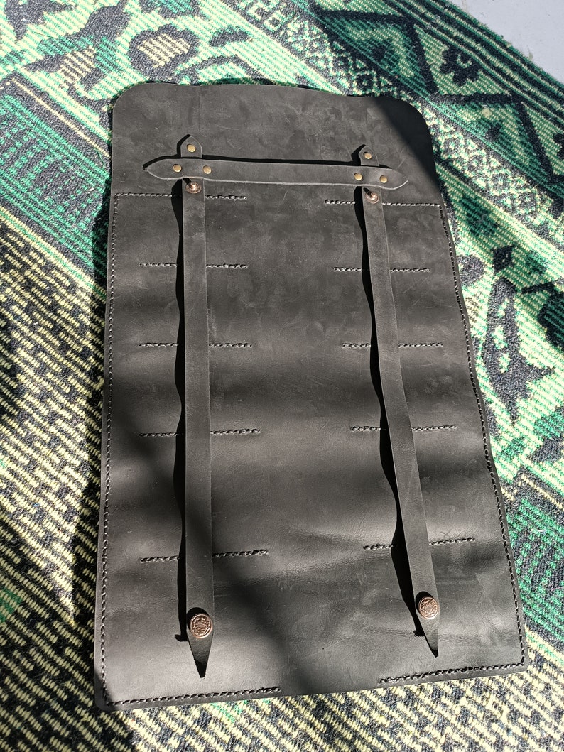 Leather Pocket Knife Roll PDF and SVG Pattern. Leather Watch Roll PDF ...