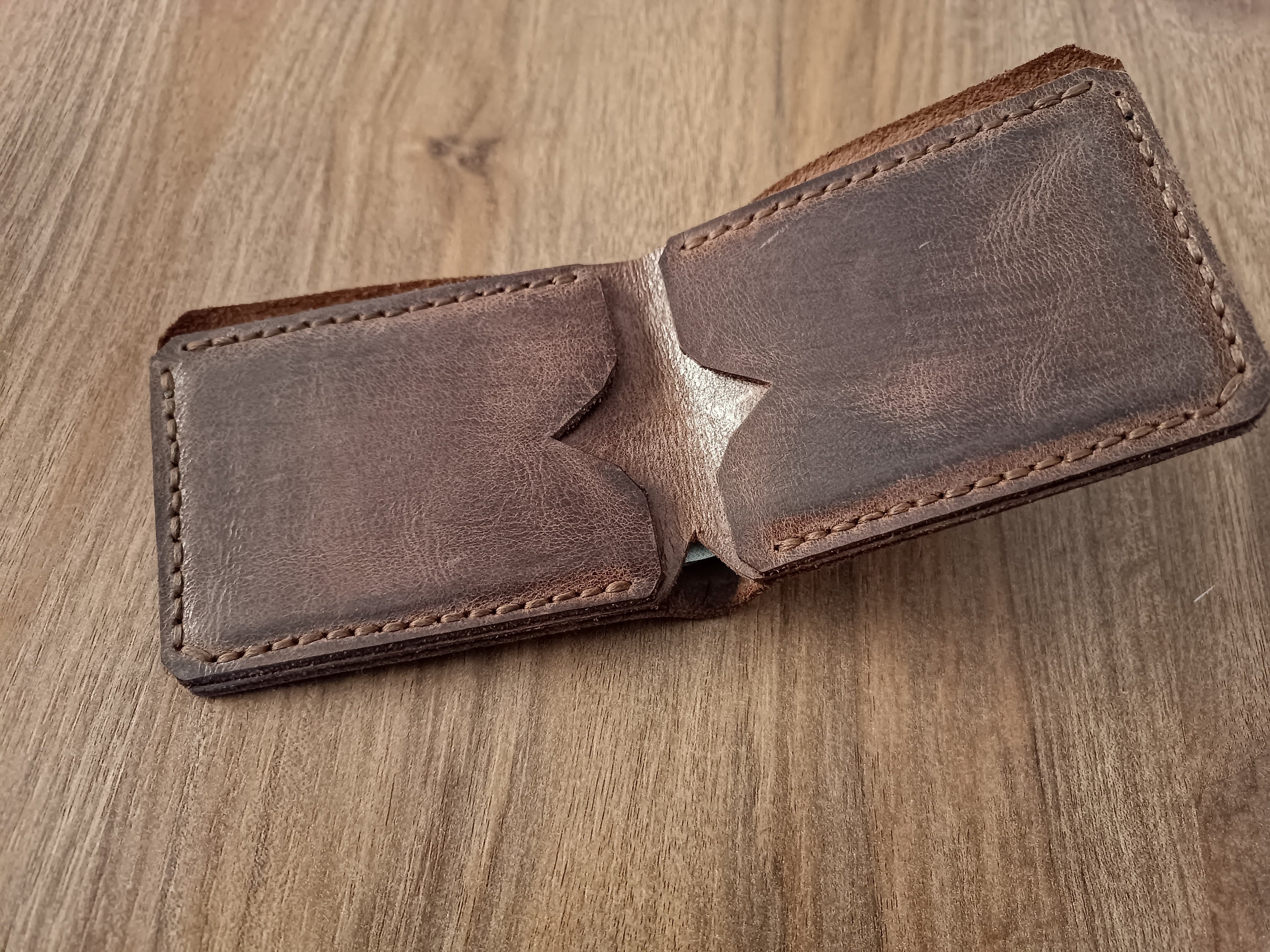 Wallet SVG and PDF Pattern. Leather Card Wallet Template. Leather ...