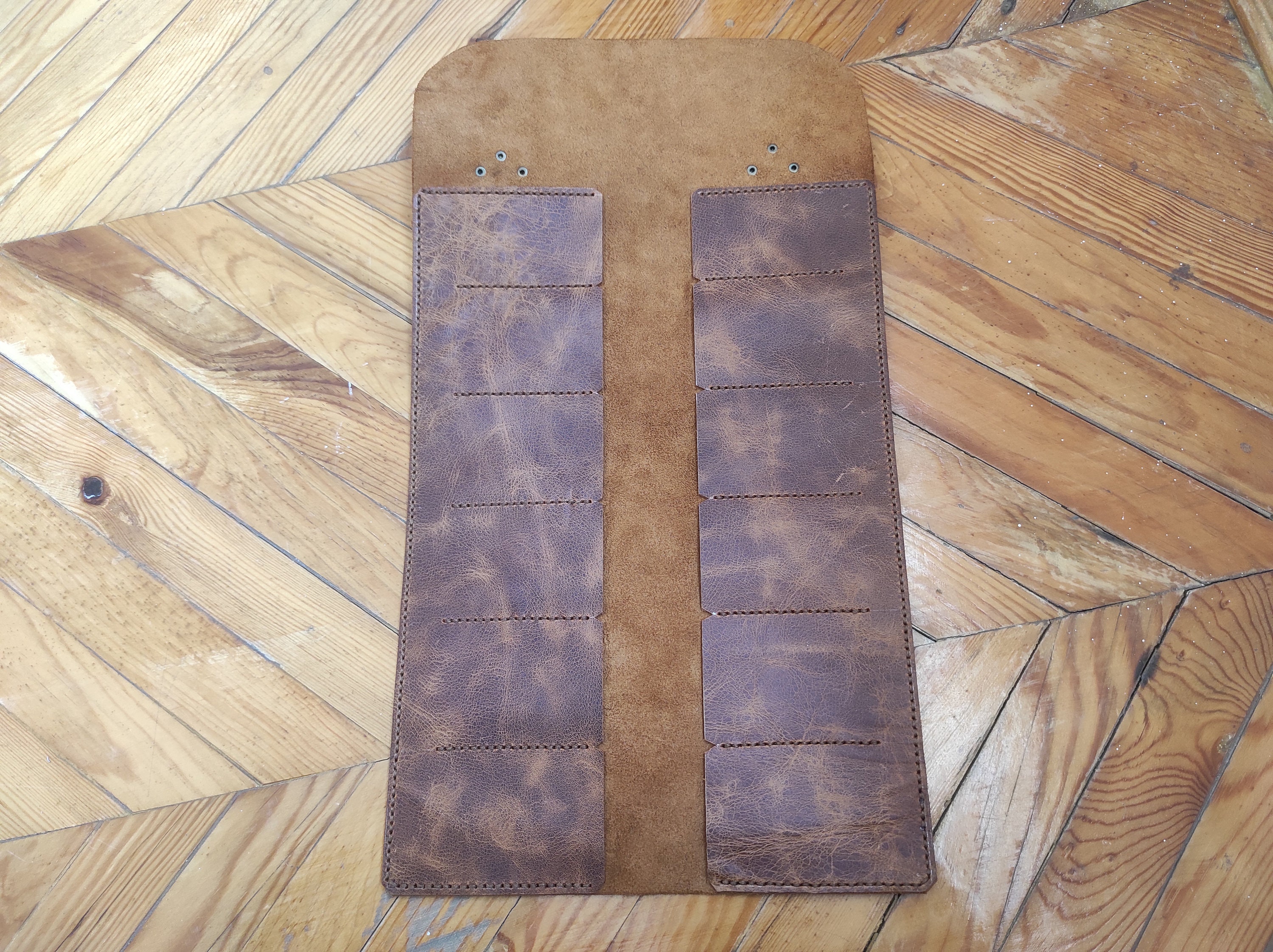 Leather Pocket Knife Roll PDF and SVG Pattern. Leather Watch Roll PDF ...