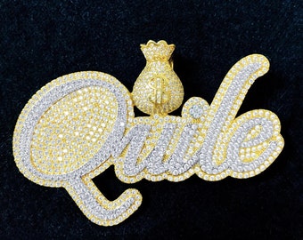 Custom Pendant Iced Out - Etsy