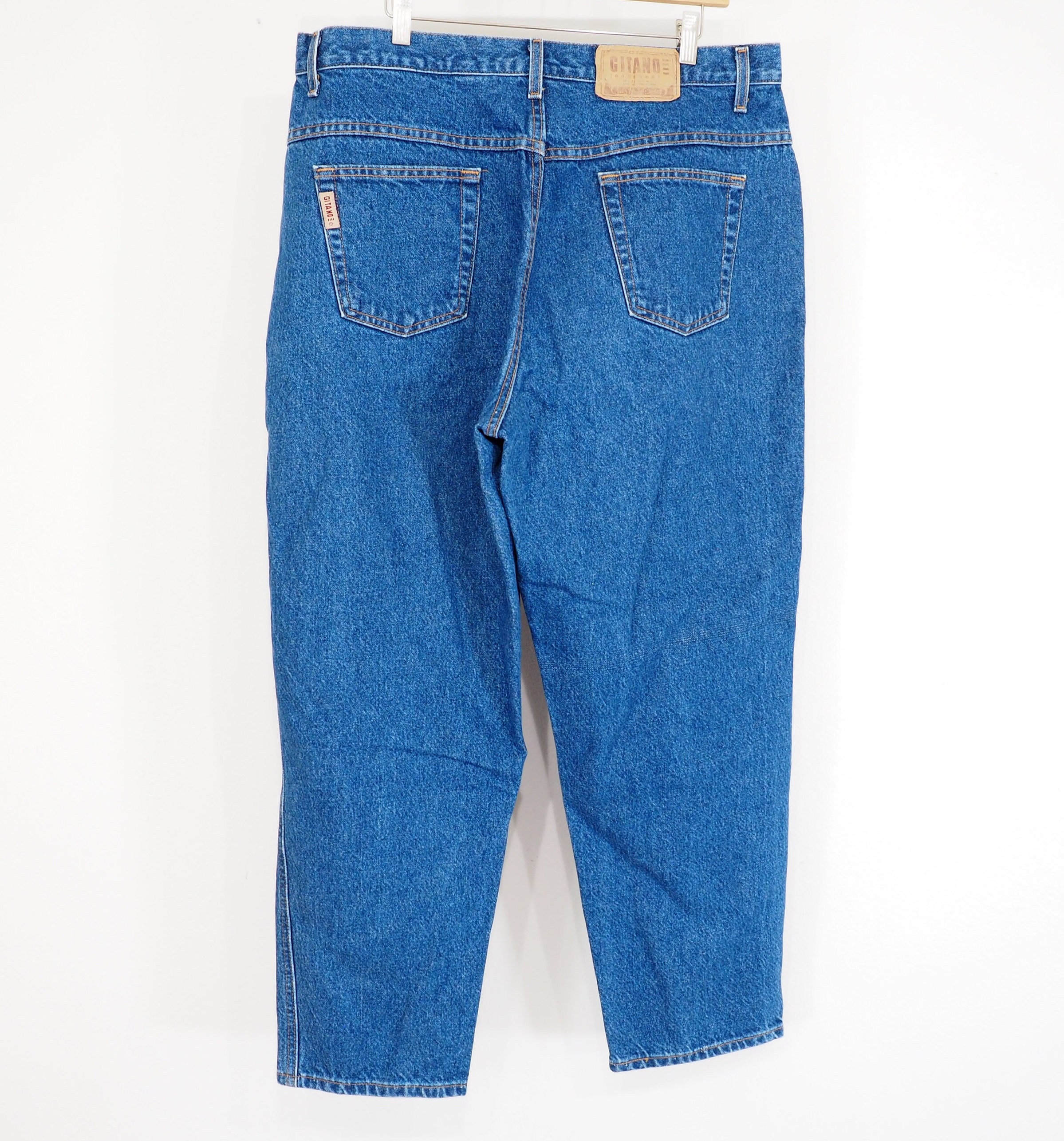 90s Vintage Gitano's Tapered Leg High Waisted Regular Fit Medium Wash ...