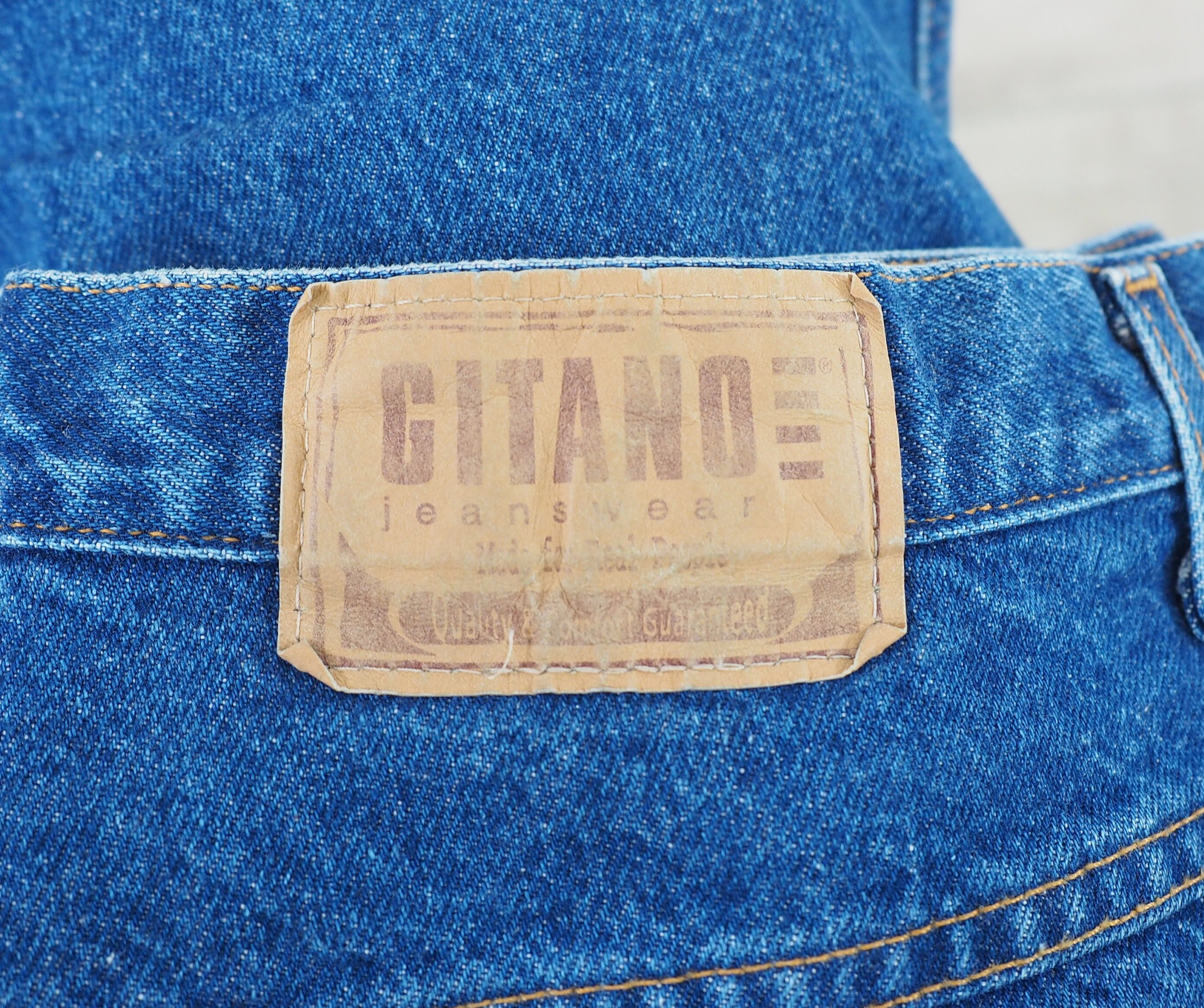 90s Vintage Gitano's Tapered Leg High Waisted Regular Fit Medium Wash ...