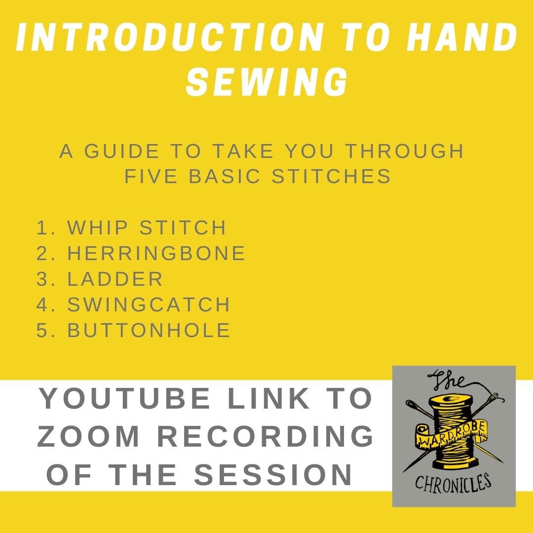 Introduction to Hand Sewing Webinar Recording - Etsy