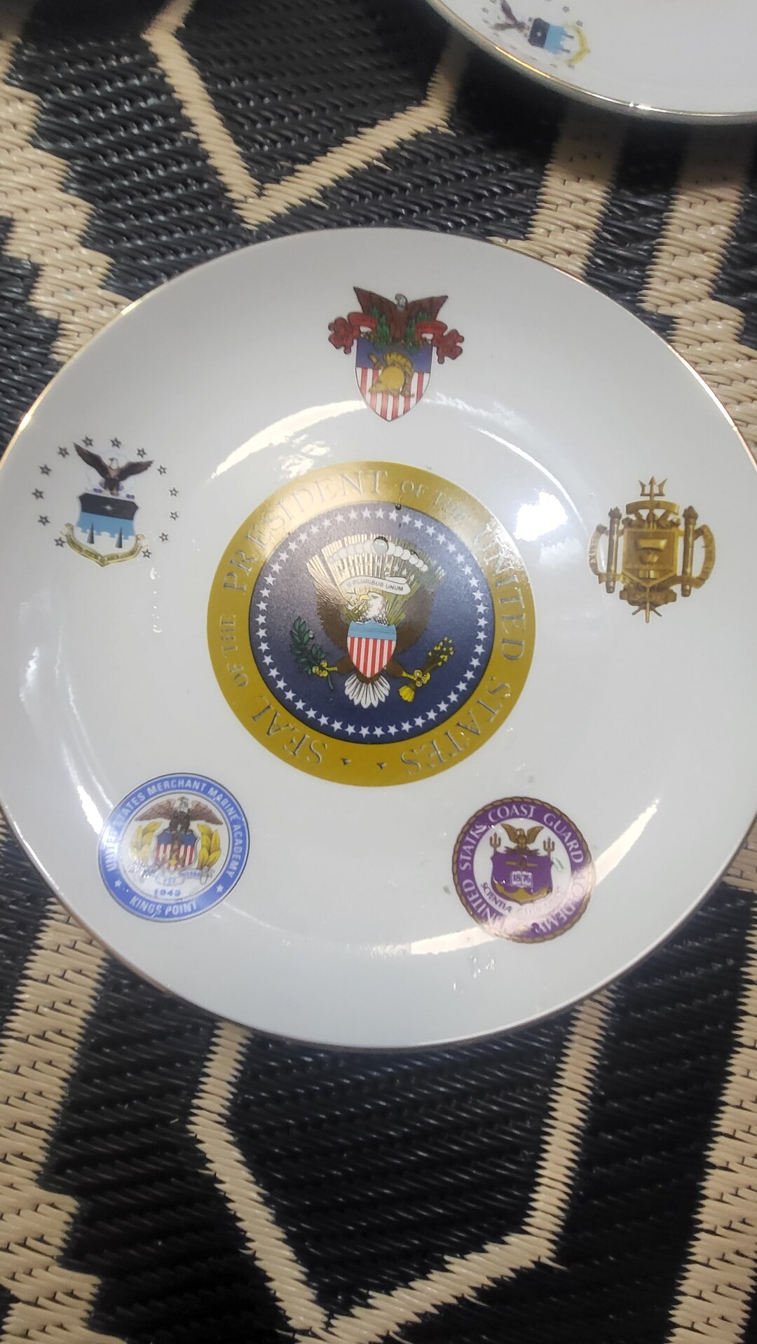 USA Academy Military Ball Dinner Plates - Etsy