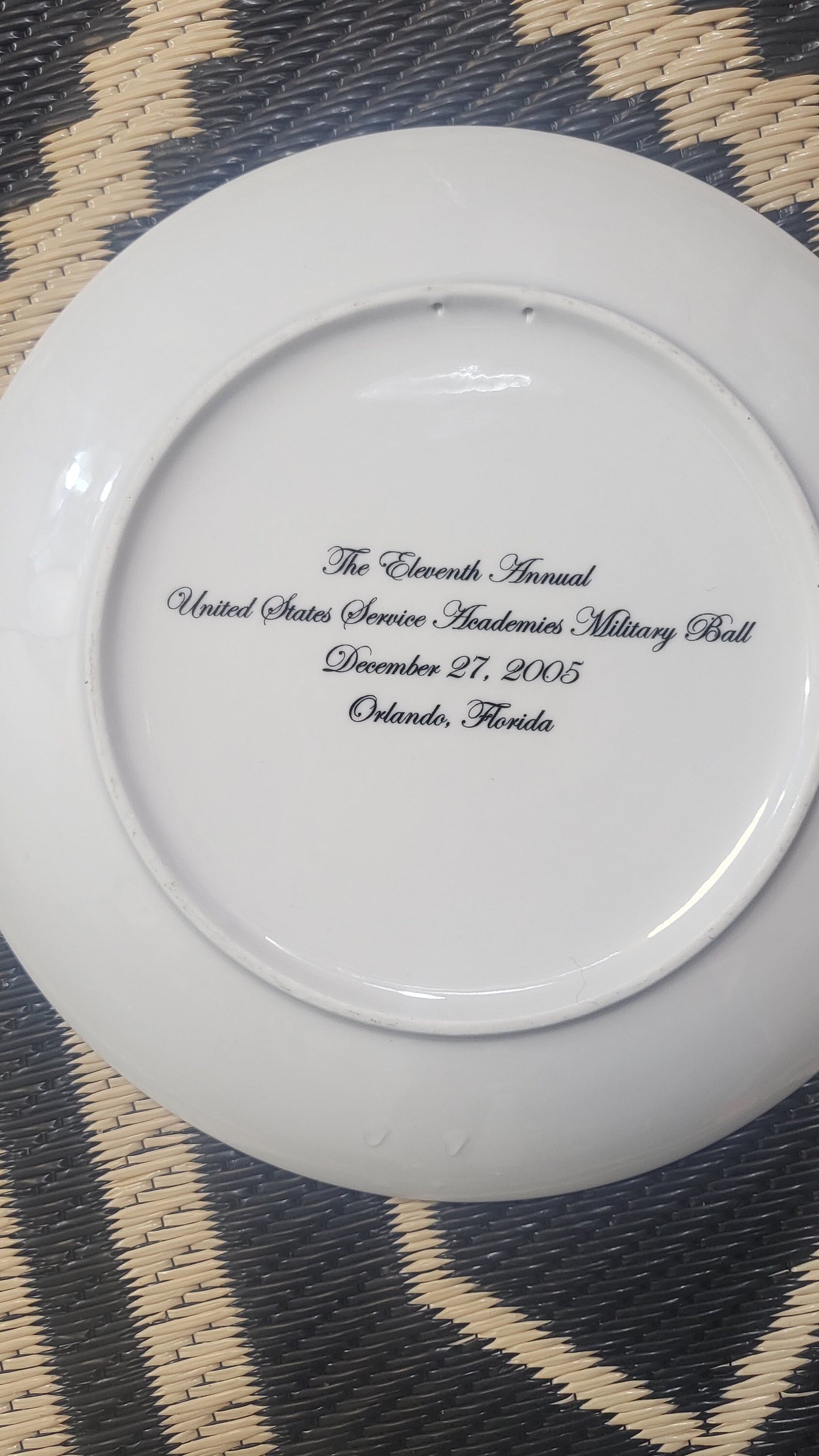 USA Academy Military Ball Dinner Plates - Etsy