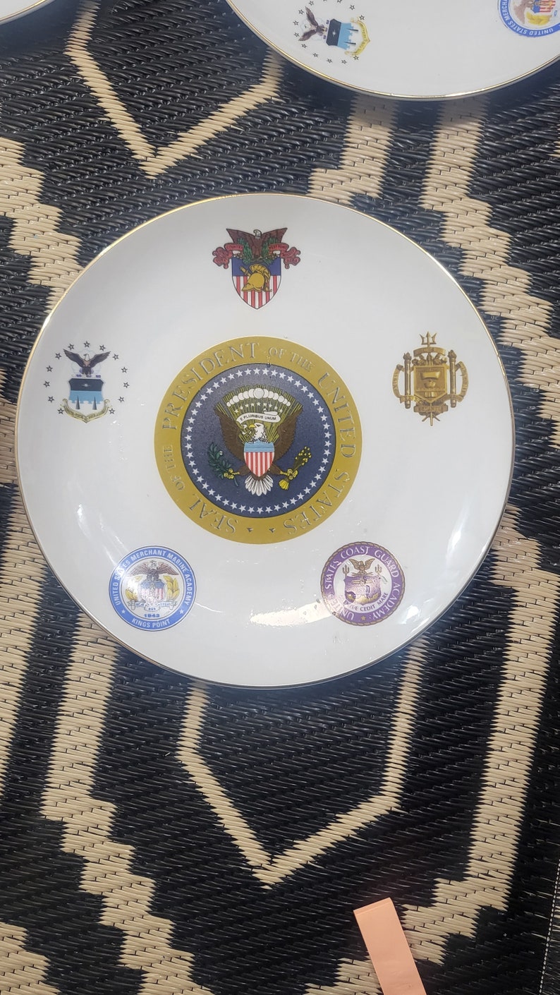 USA Academy Military Ball Dinner Plates - Etsy