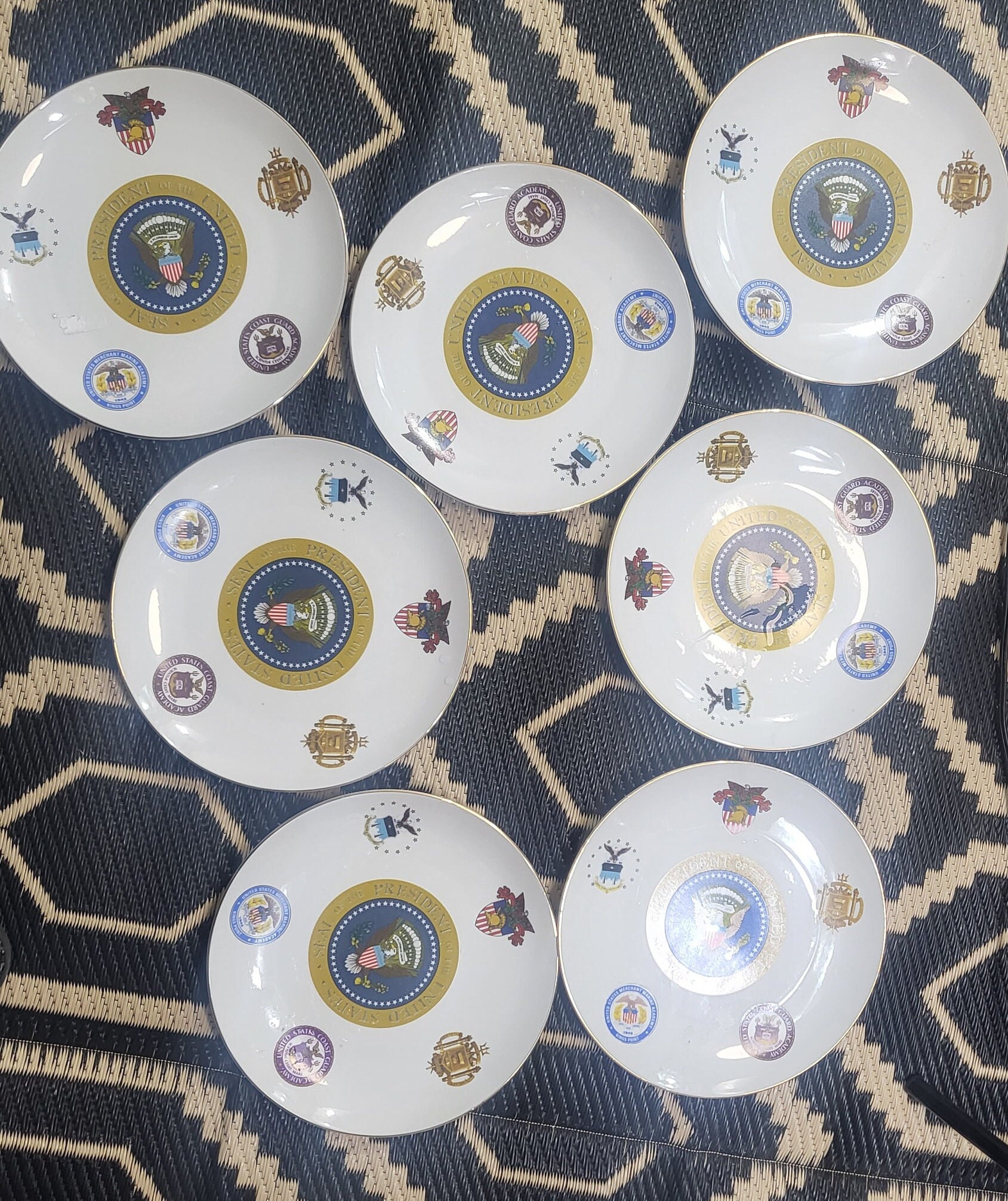 USA Academy Military Ball Dinner Plates - Etsy
