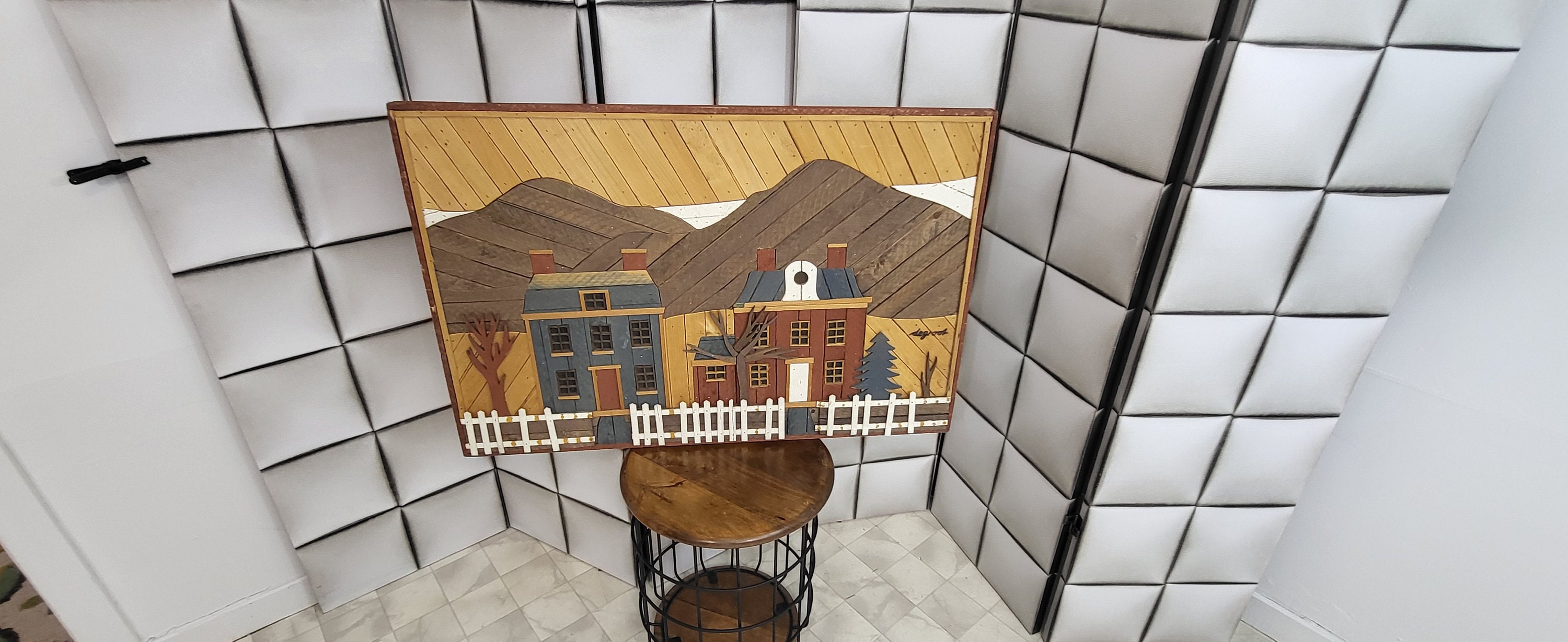 Theodore Degroot Lath Art Wood Framed - Etsy