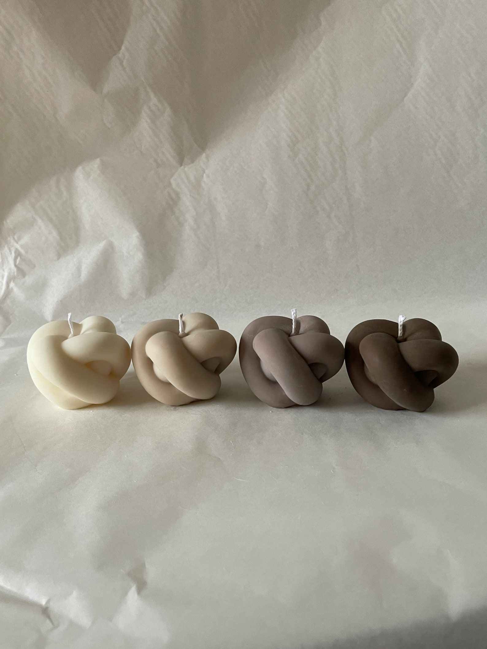 KNOT Candle VEGAN Knot Candle Handmade Candles - Etsy