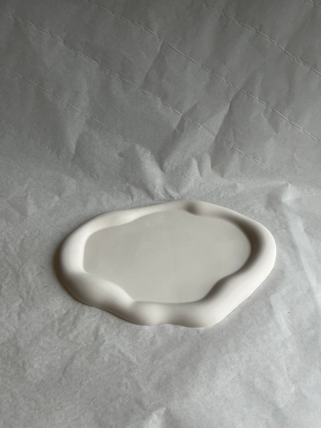 OVAL CLOUD Tray Oval Concrete Bowl Cloud Convex Tray Jewelery Coaster ...