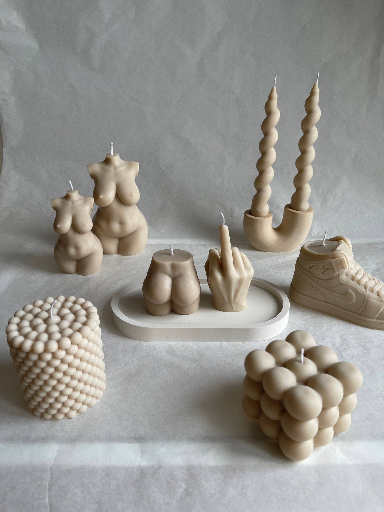 BODY EMMA Candle Curvy VEGAN Curvy Body Shape Candle - Etsy