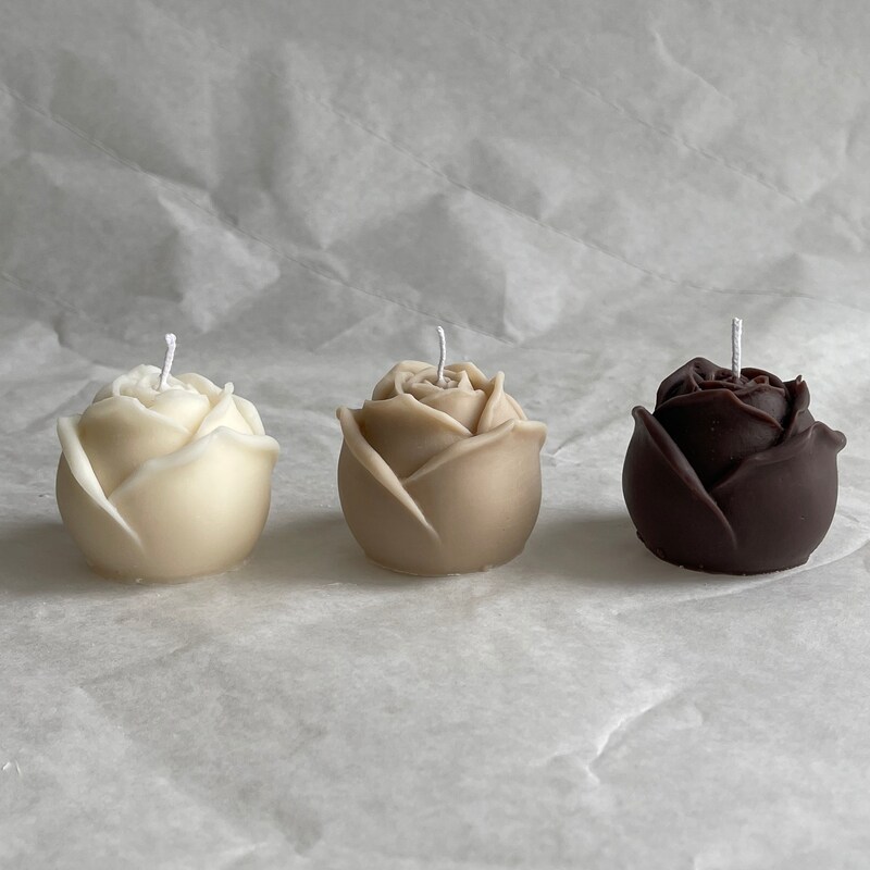 Rose Candle - Etsy