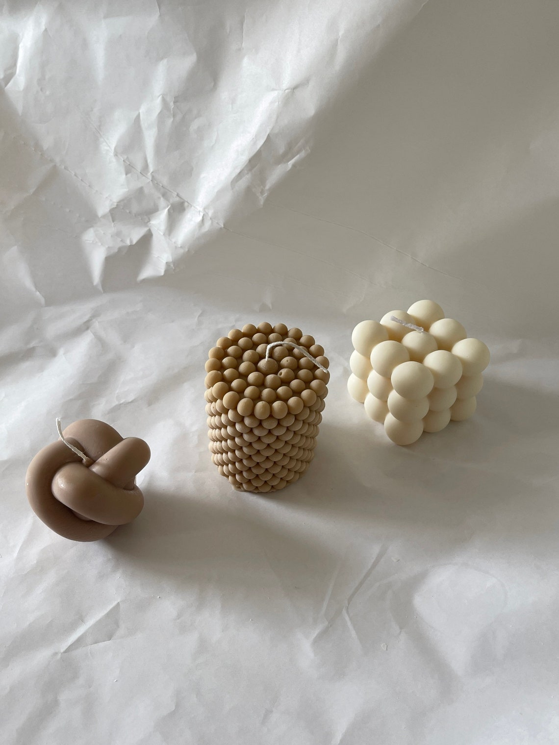 KNOT Candle VEGAN Knot Candle Handmade Candles | Etsy