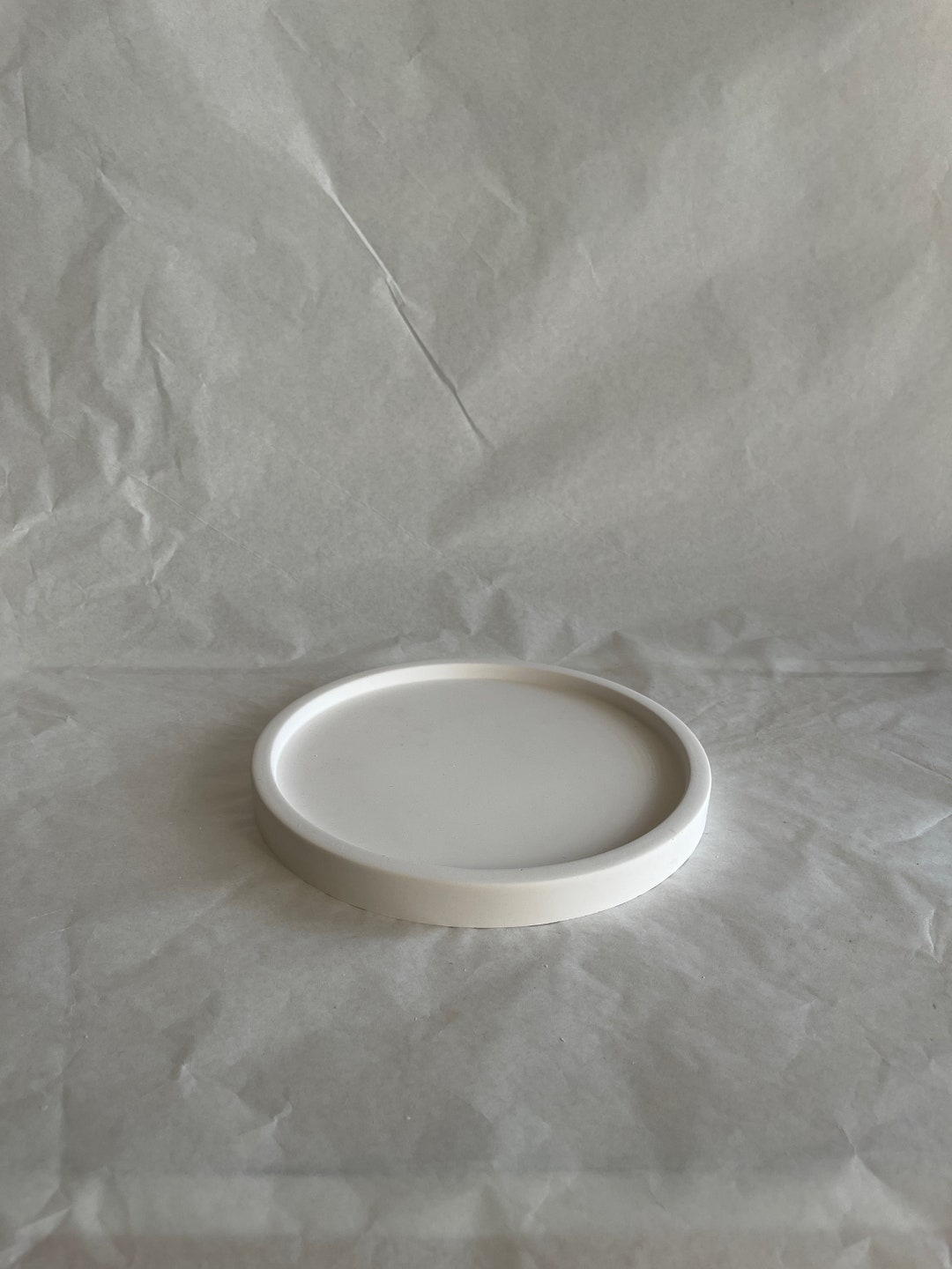 ROUND Tray XL Round Concrete Bowl Ceramic Plaster Bowl Tray Plates ...