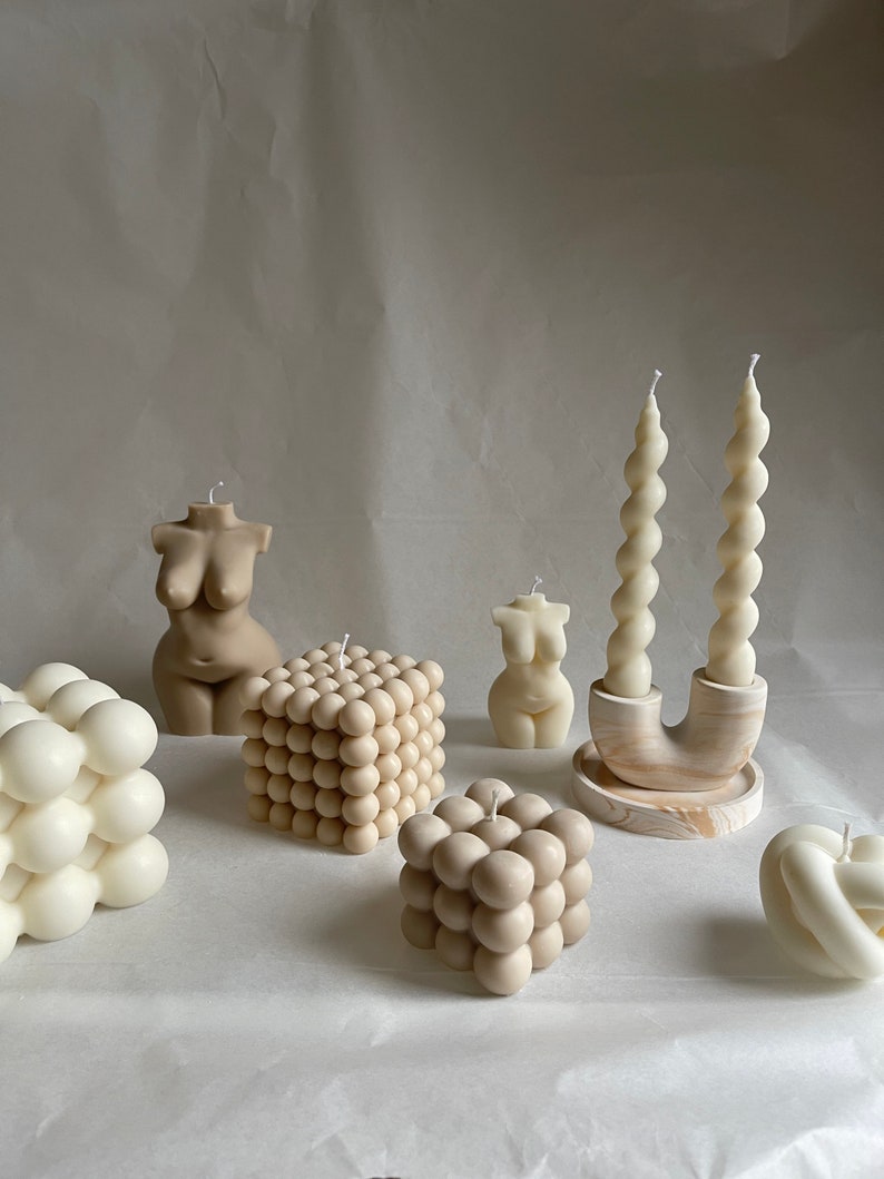 KNOT Candle VEGAN Knot Candle Handmade Candles - Etsy