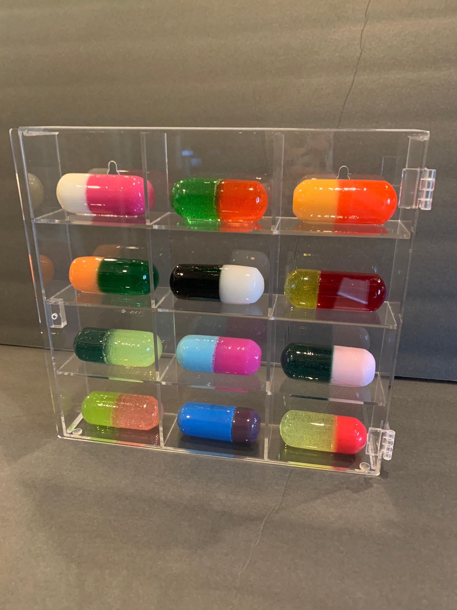 Pop-art Capsules in Acrylic Display Pills Pharmacy - Etsy