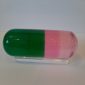 Handmade Resin Art Pill: Custom Pop Art Capsule, 6-inch - Etsy