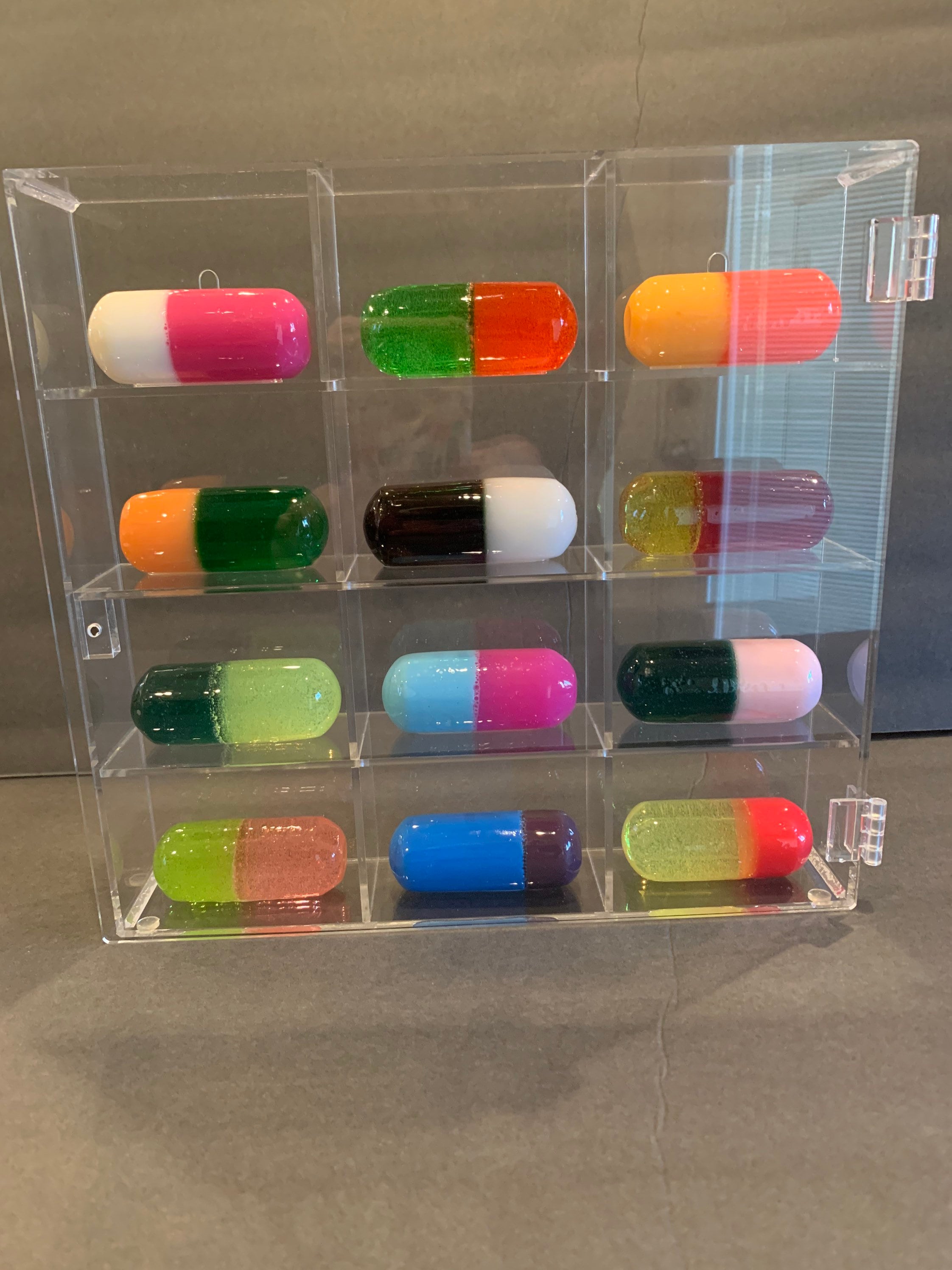 Pop-art Capsules in Acrylic Display Pills Pharmacy | Etsy