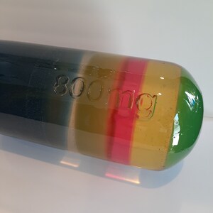 Giant Resin Pill Sculpture, 18-inch Handmade Pop Art - Etsy