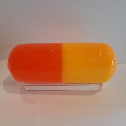 Pop-art 6 Inch Resin Pill Custom Pill Pharmacy Handmade Art - Etsy