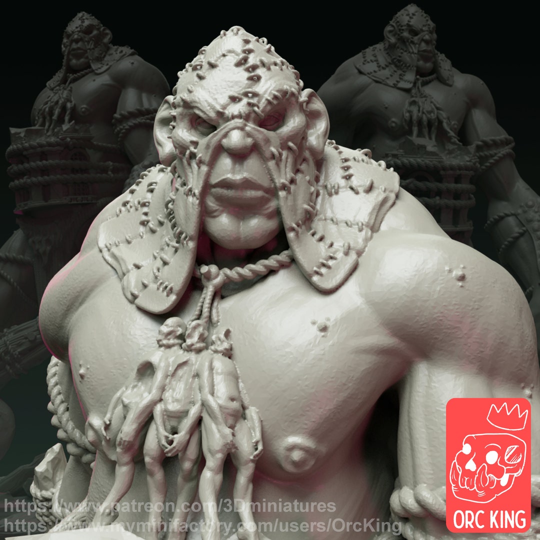 Mega Gargant Sons of Behemath Gatebreaker Miniature From Orc King - 3D ...
